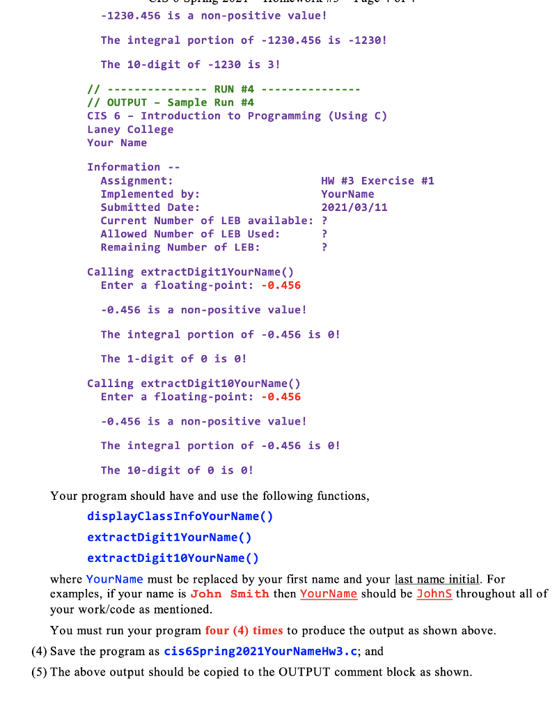 Solved 1. Coding Assignment Exercise #1 - Due Thursday, | Chegg.com