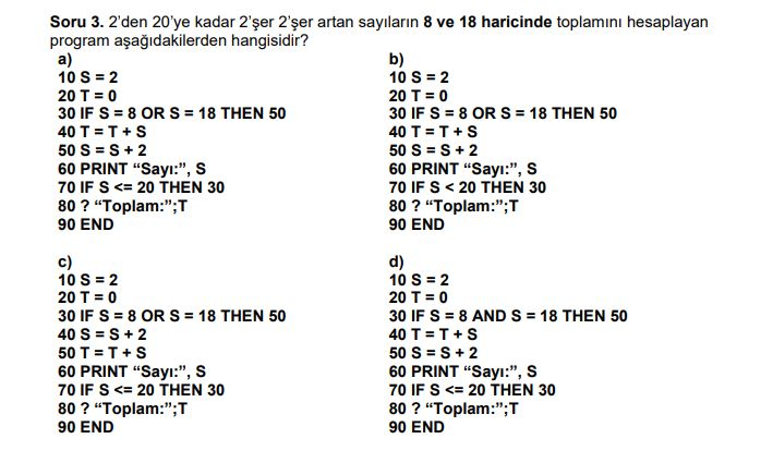 Solved 3rd question & which of the following program is the | Chegg.com
