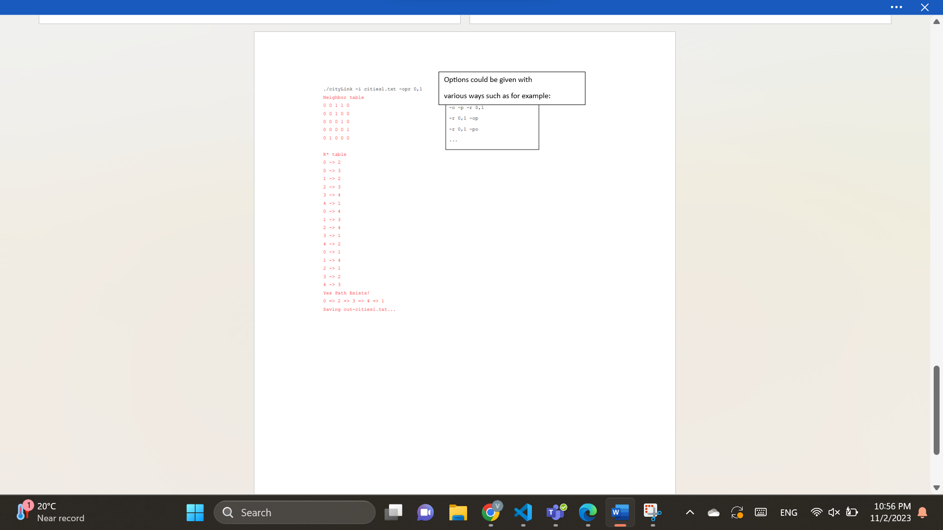Solved . /citylink No command line arguments given! Usage: | Chegg.com