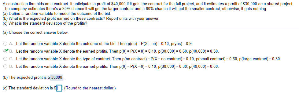 Solved A construction firm bids on a contract. It | Chegg.com