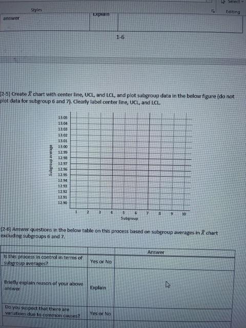 Solved Q2 – Revision of X and R chart A quality engineer | Chegg.com