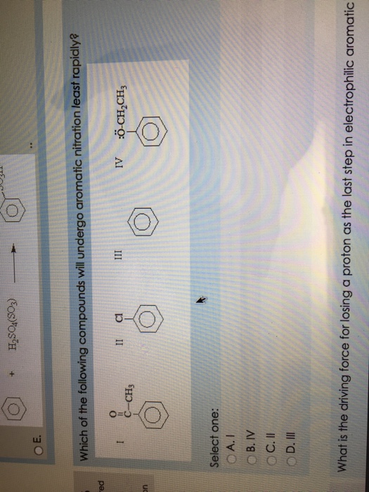 Solved which of the following compounds will undergo | Chegg.com