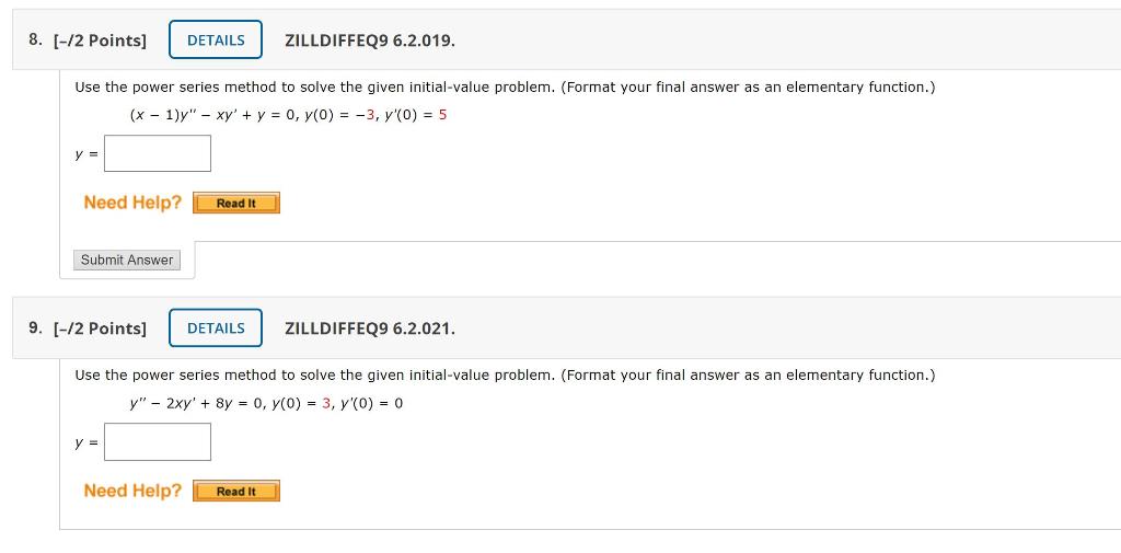 Solved Please box and write the final answer in webassign | Chegg.com
