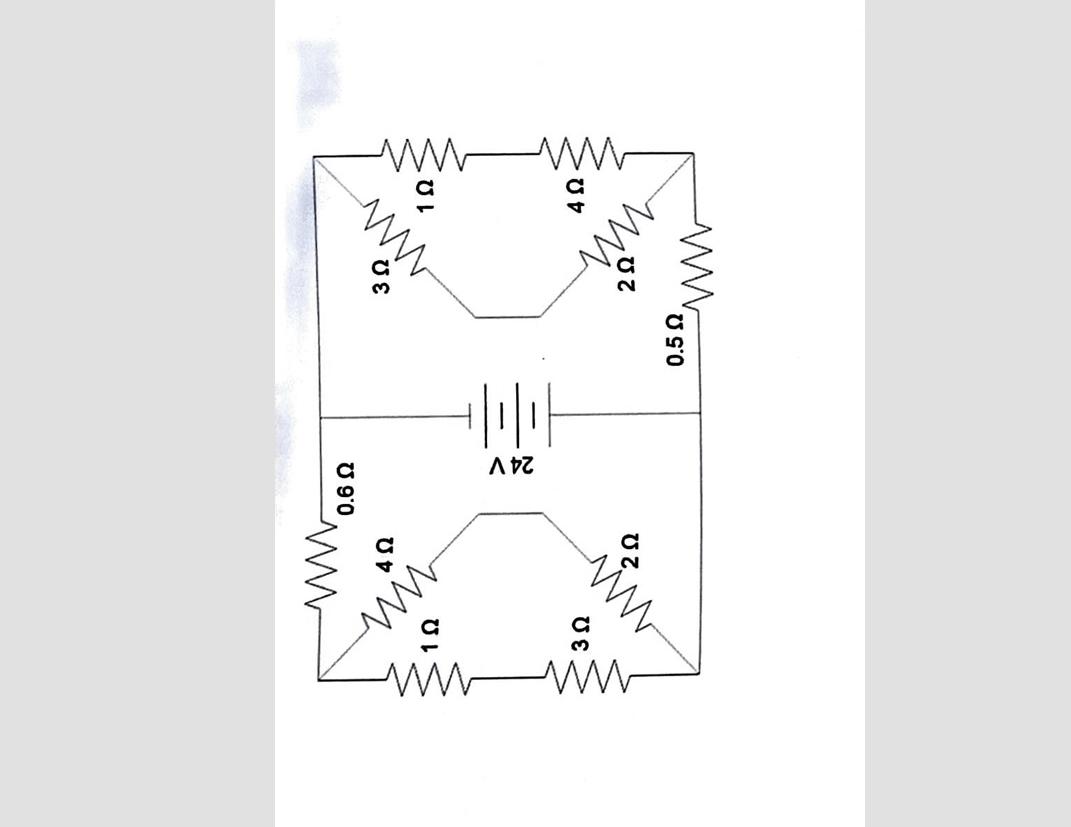 Solved Calculate the current, voltage drop and power | Chegg.com