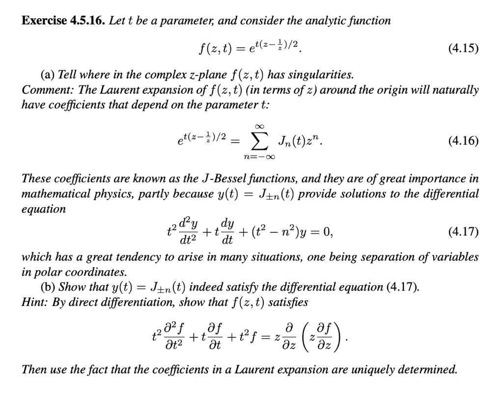 Solved Exercise 4.5.16. Let t be a parameter, and consider | Chegg.com