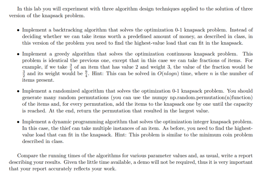 Solved NCannot use items class. Should return the index of | Chegg.com