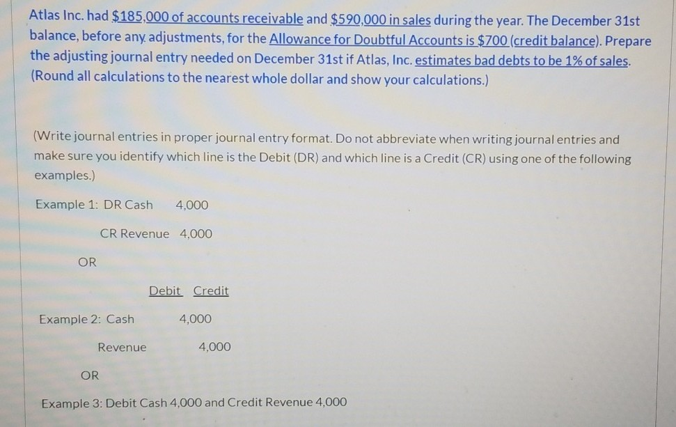 Solved Use the provided partial chart of accounts to prepare | Chegg.com