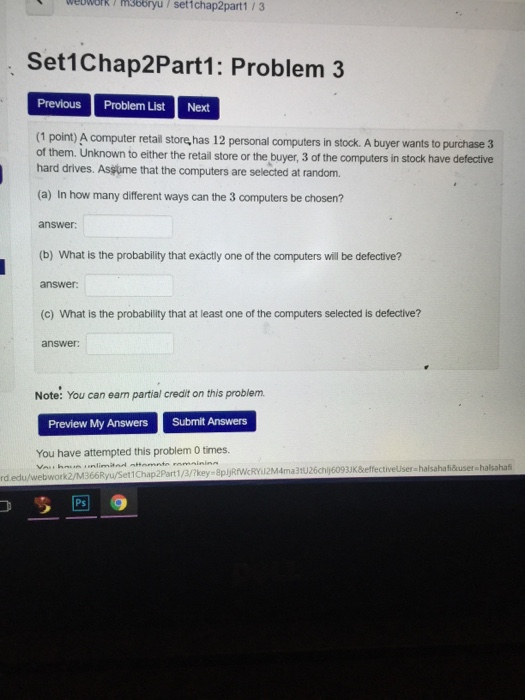 Solved A computer retail store has 12 personal computers in | Chegg.com