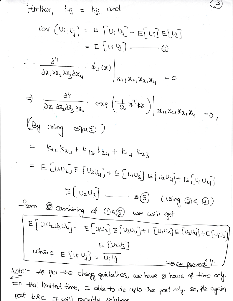 Solved 4. (a) Show the following result when Ui, U2, Us and | Chegg.com