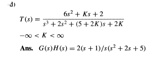 Solved Develop root locus plots for systems with the | Chegg.com