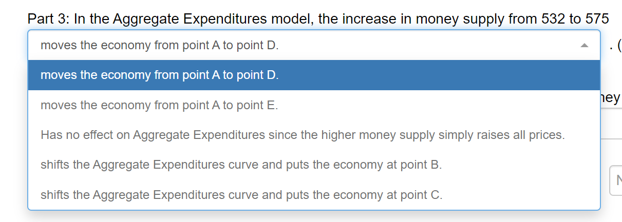 Solved Jse the four-panel Graph of the Monetary Transmission | Chegg.com