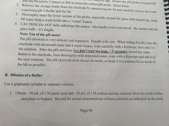 Solved Calculate the pH of the undiluted buffer (Hint: use | Chegg.com