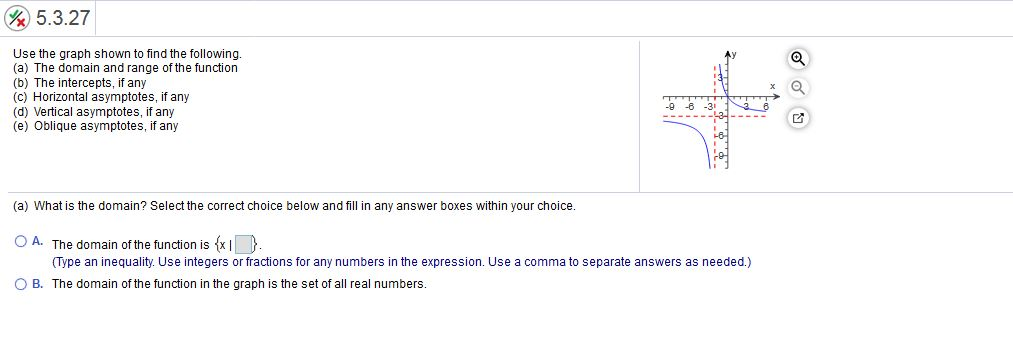 Solved mx 5.3.27 Use the graph shown to find the following. | Chegg.com