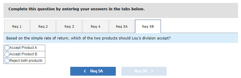 Solved Req 1 Reg 2 Reg 3 Reg 4 Req 5A Req 5B For each | Chegg.com