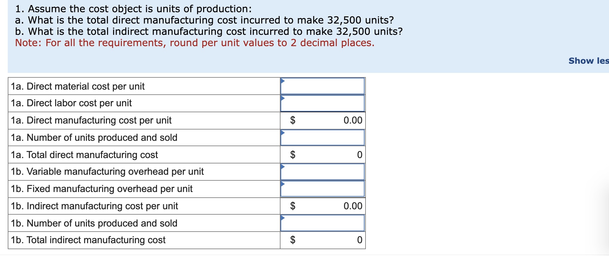 Solved Exercise 1 7 Algo Direct And Indirect Costs [lo1 1]