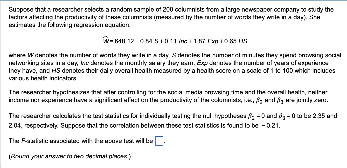 Solved Suppose that a researcher selects a random sample of | Chegg.com