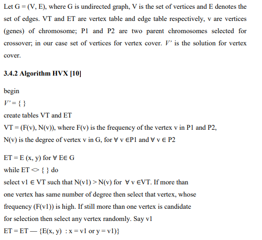 3.4 Genetic Algorithm (4) Genetic algorithm is an | Chegg.com