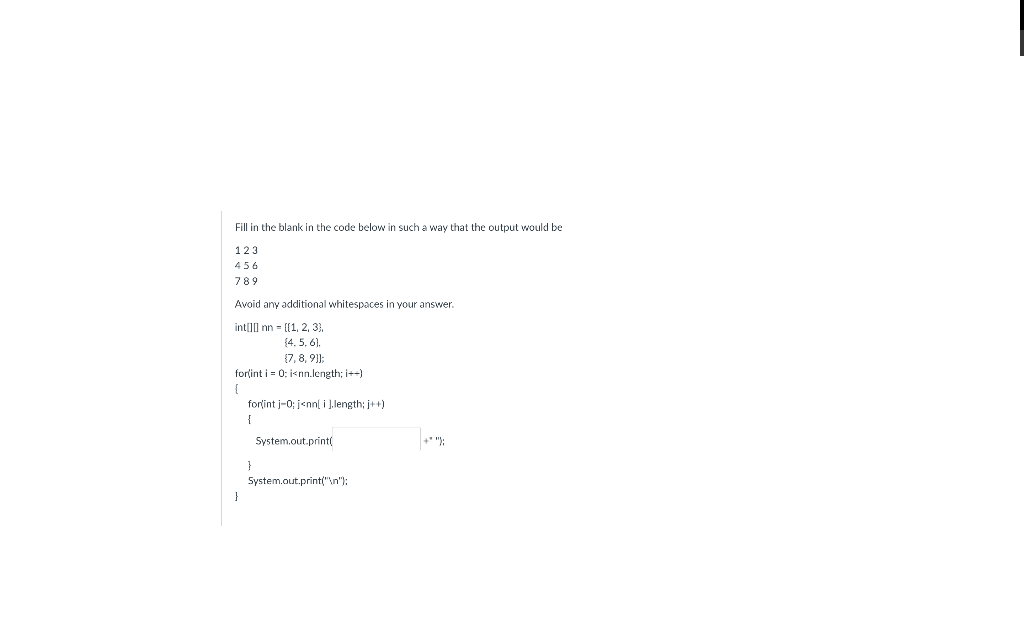 Solved Fill in the blank's) in the code below in such a way | Chegg.com