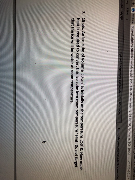 Solved onia + https bbprod.stjohns.edu/bbcsweb | Chegg.com