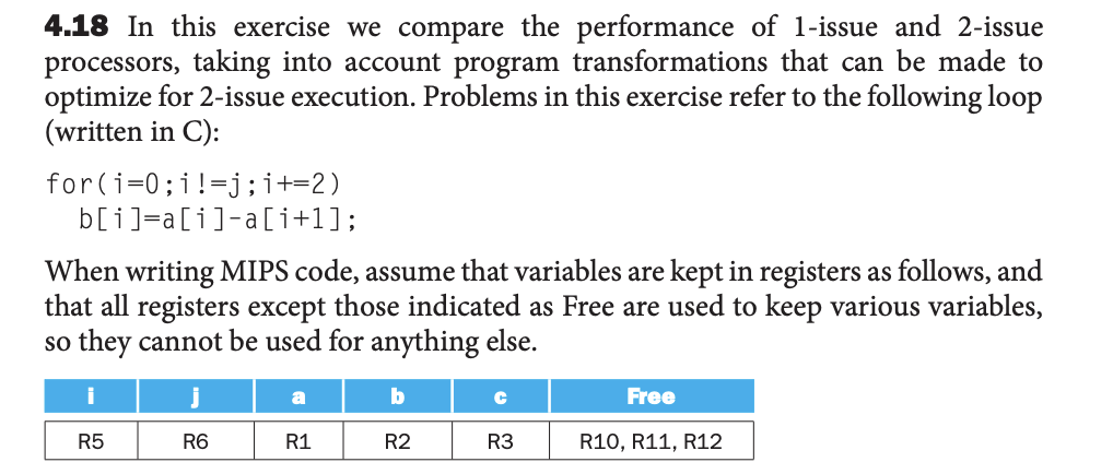 Solved 4.18 In this exercise we compare the performance of | Chegg.com