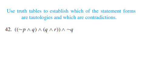 Solved Use truth tables to establish which of the statement | Chegg.com