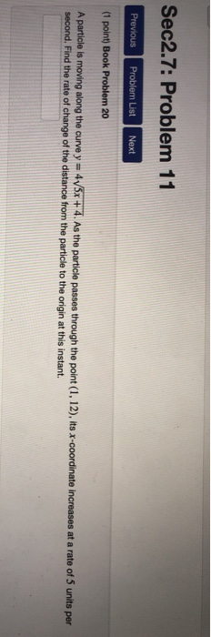 Solved Sec2.7: Problem 9 (1 point) Book Problem 18 a dock by | Chegg.com