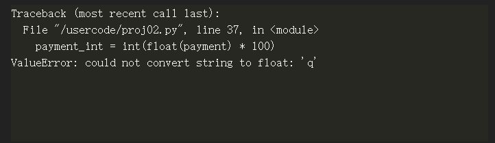 Solved Traceback (most recent call last): File | Chegg.com