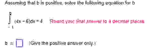 Solved Assuming that b ﻿is positive: solve the following | Chegg.com
