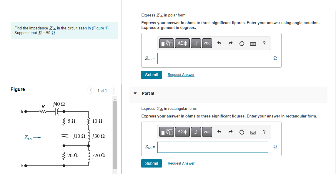 Solved Express Zab in polar form. Express your answer in | Chegg.com