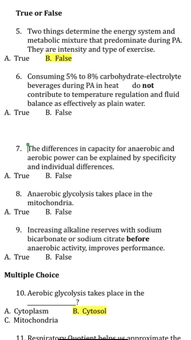 Solved True or False 5. Two things determine the energy | Chegg.com