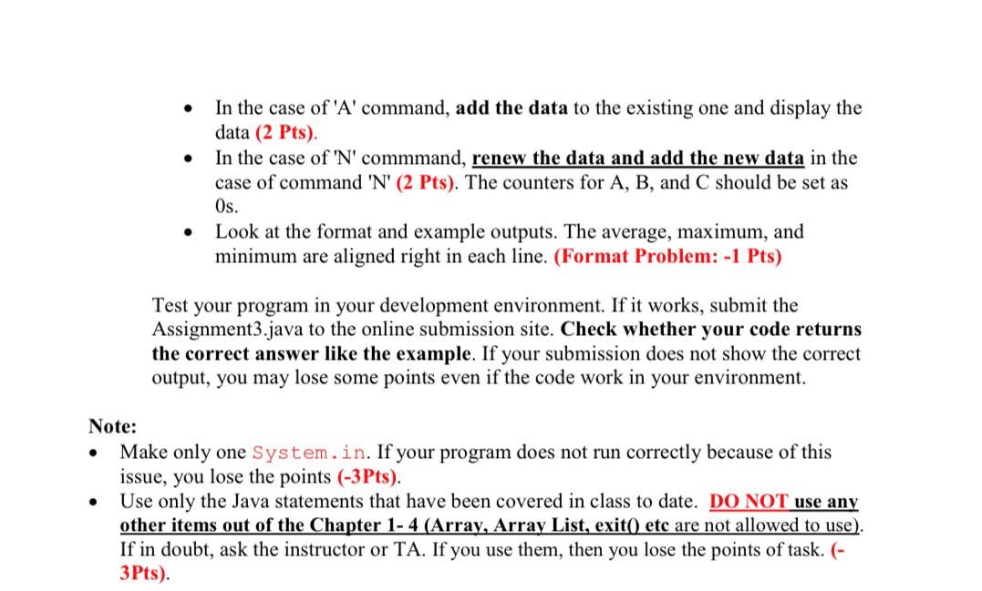 Solved Part 2: Programming (15 pts) Write a Java program | Chegg.com