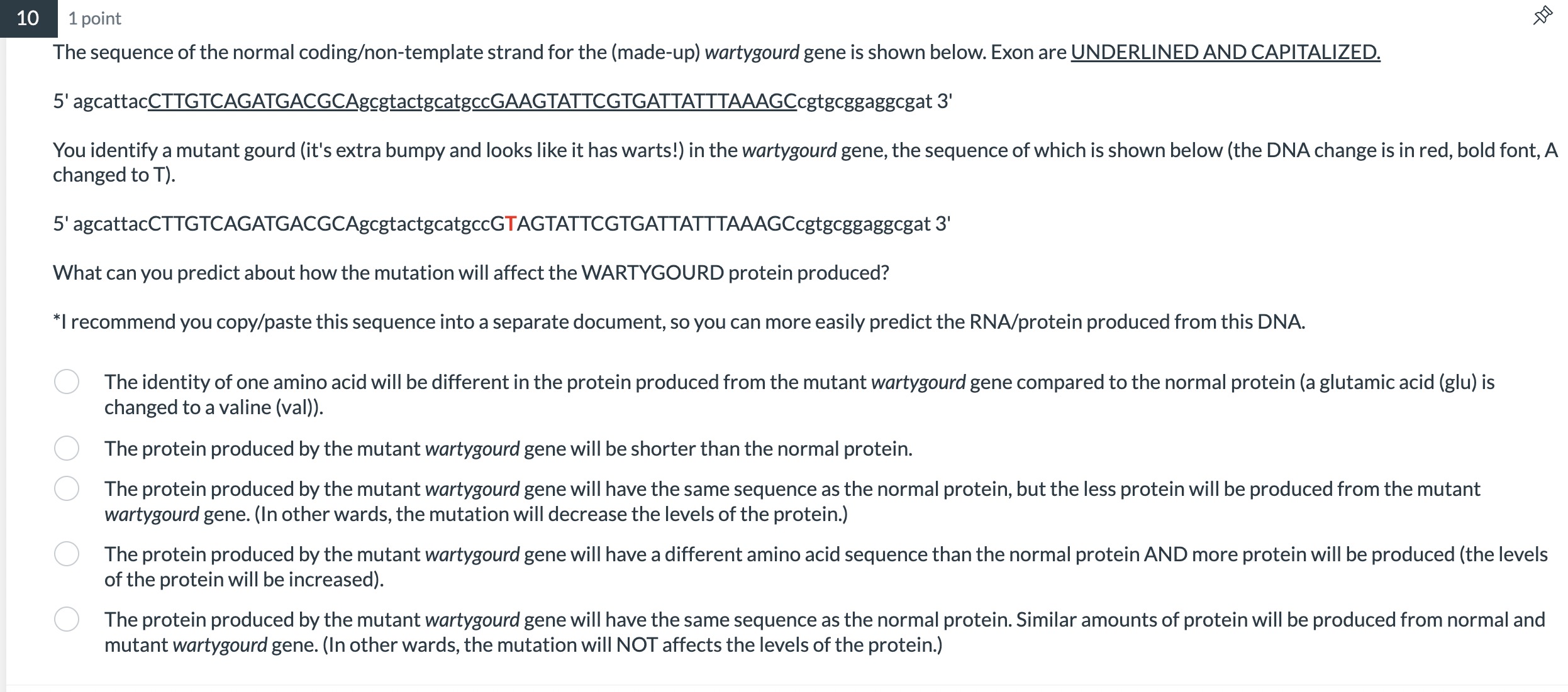 Solved 1 point The sequence of the normal | Chegg.com