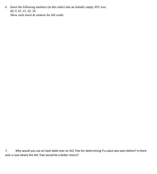 Solved 1. Draw the min-heap that results from inserting 89, | Chegg.com