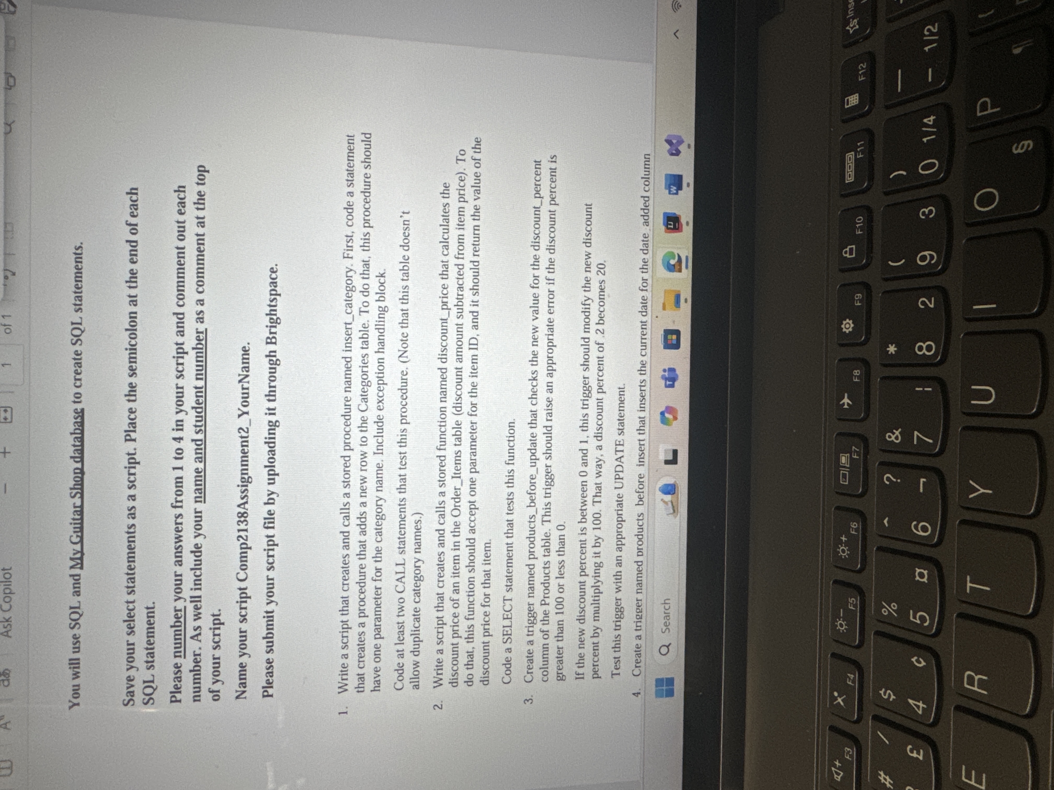 Solved You will use SQL and My Guitar Shop database to | Chegg.com