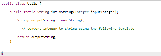 Solved public class Utils { public static String | Chegg.com