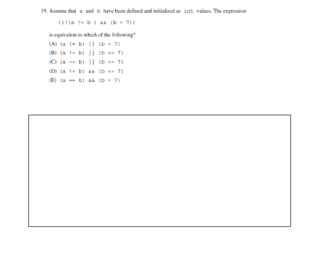 Solved 7. Consider the following class declaration. public | Chegg.com