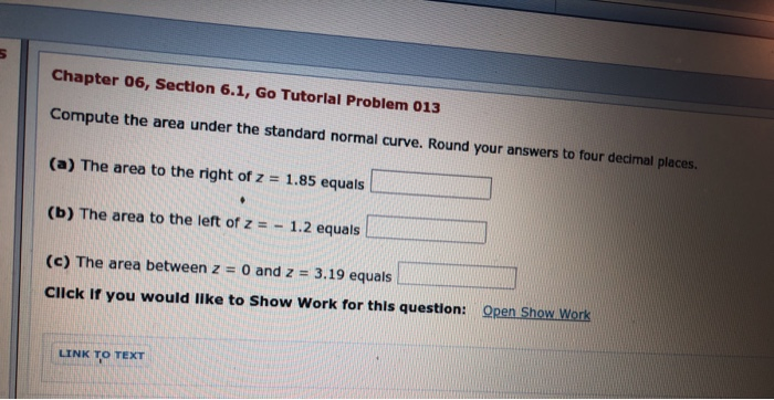 Solved Chapter 06, Section 6.1, Go Tutorlal Problem 013 | Chegg.com