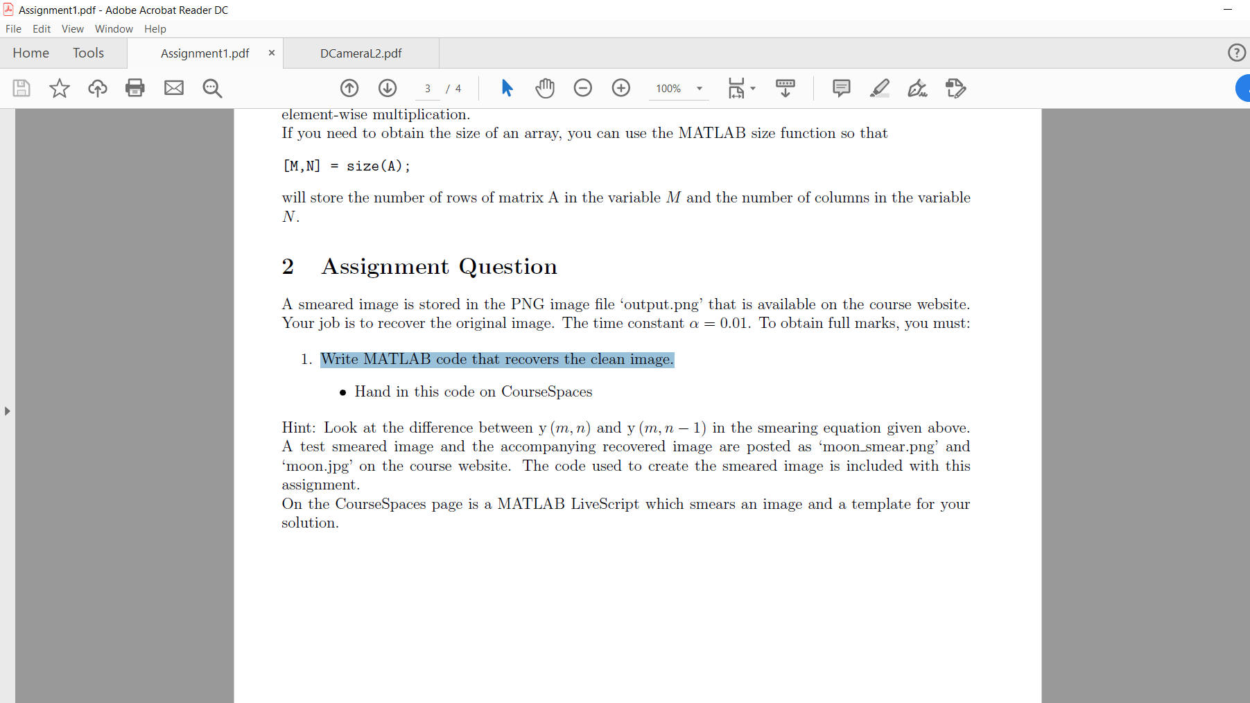 LIVE EDITOR VIEW a La Find Files Equation Run Section | Chegg.com