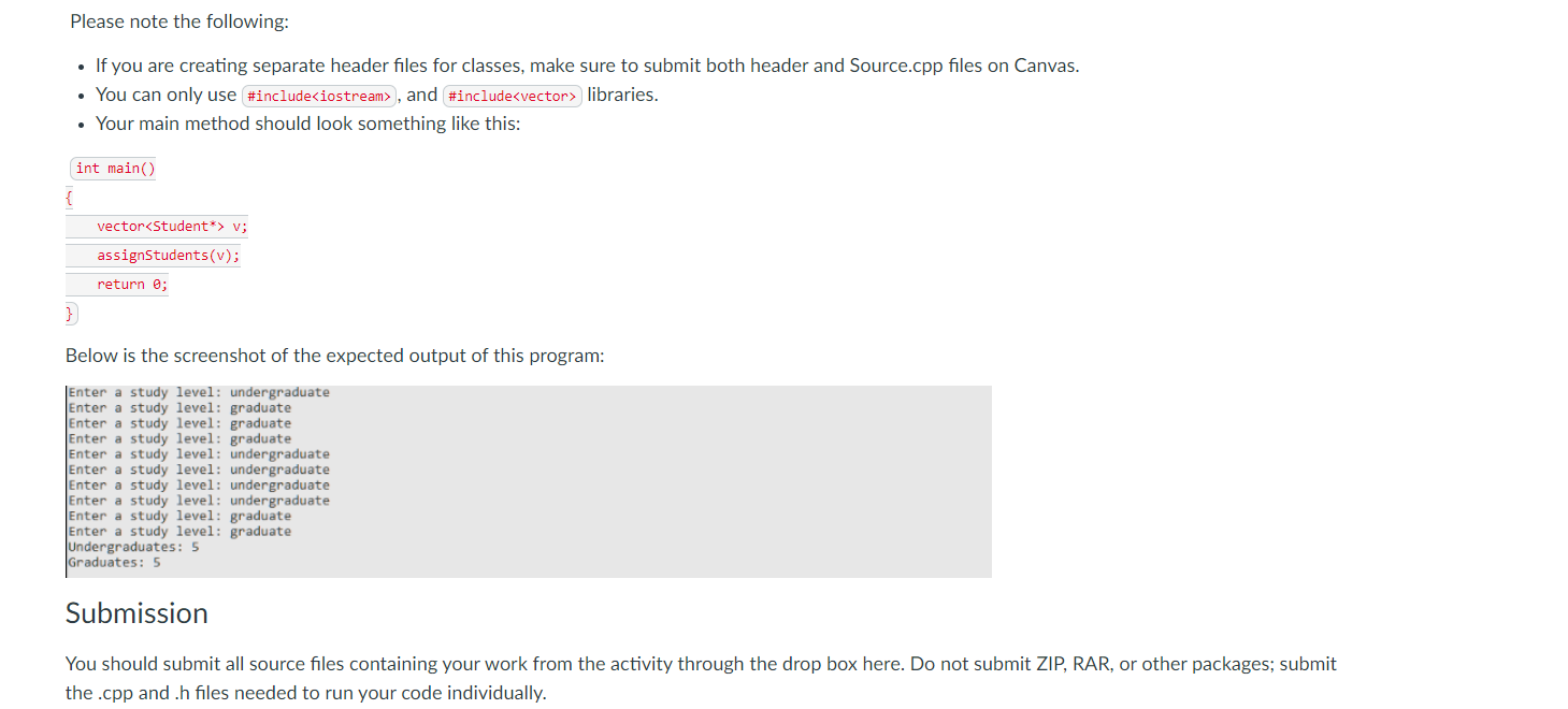 Solved The main purpose of this lab is to practice | Chegg.com