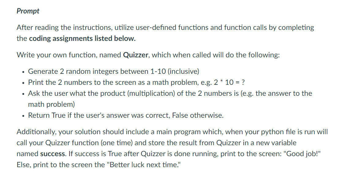 Solved Prompt After reading the instructions, utilize | Chegg.com