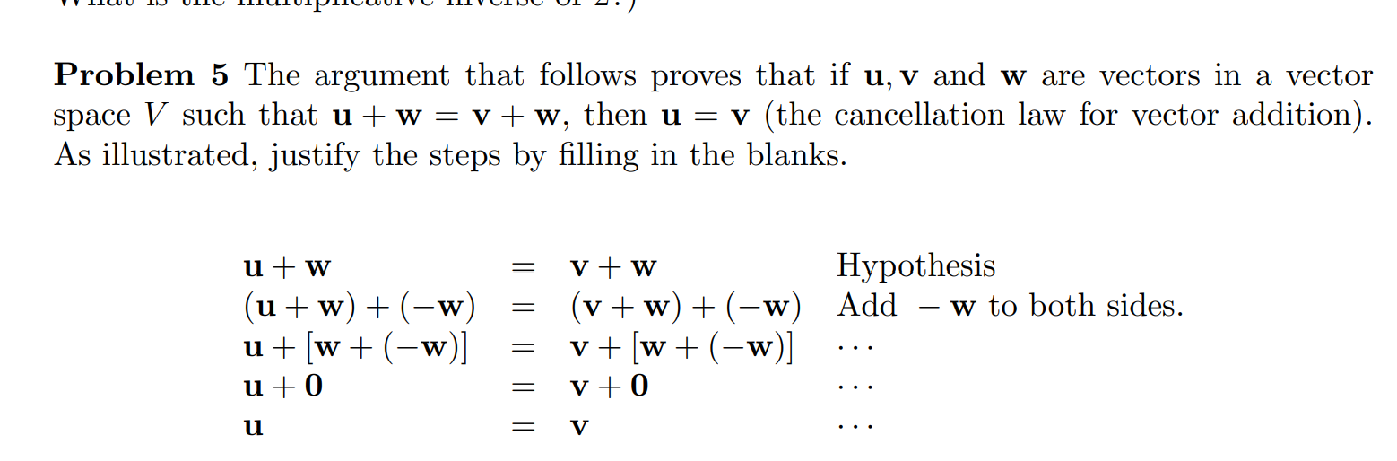 Solved Problem 5 The argument that follows proves that if | Chegg.com