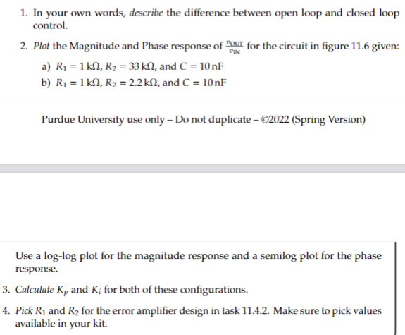 Solved 1. In your own words, describe the difference between | Chegg.com