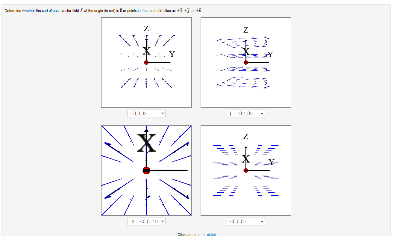 Solved Determine whether the curl of each vector field F at | Chegg.com