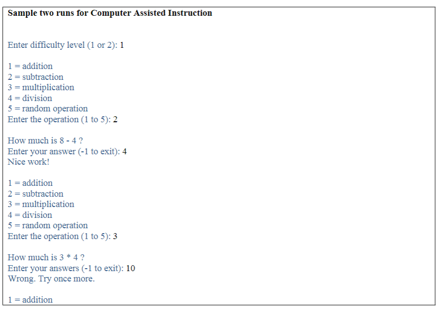 to the use of computers in education. Write a program | Chegg.com