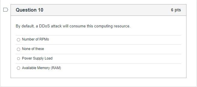 Solved This Web-based DDoS tool targets the Hypertext | Chegg.com