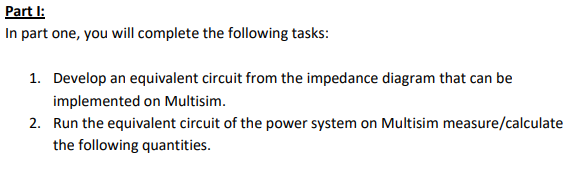 Please build the circuit using Multisim for part 1 | Chegg.com