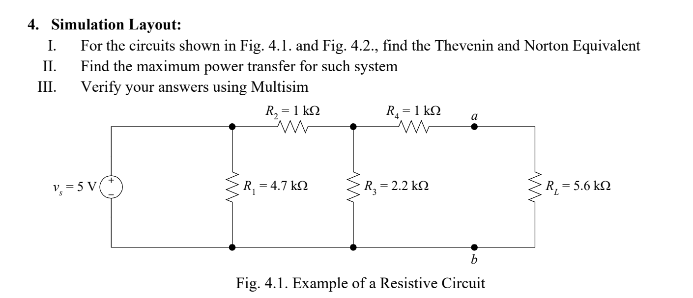 Solved Simulation Layout:I. For the circuits shown in Fig. | Chegg.com