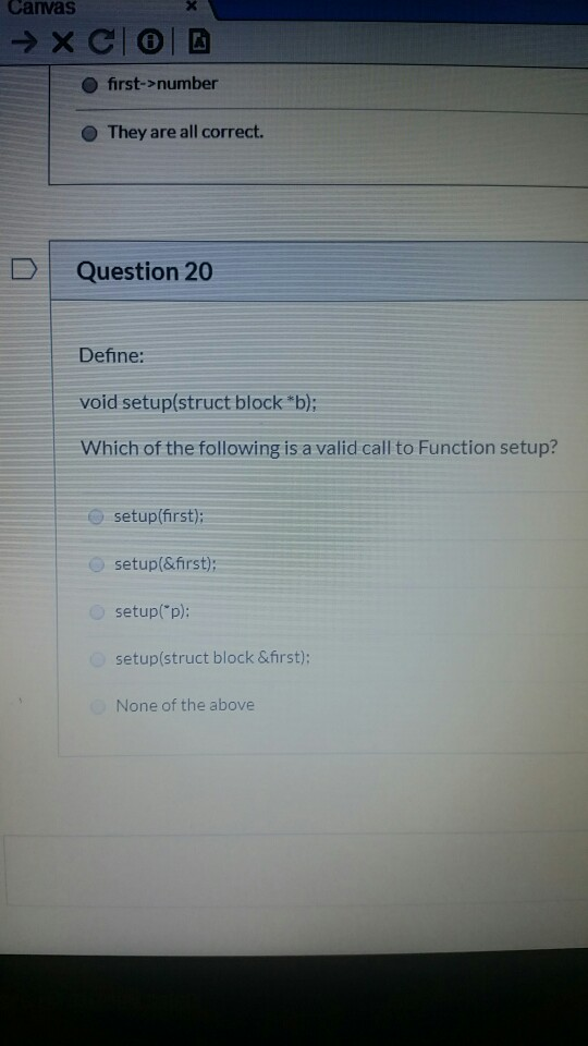 Solved Questions 19-20 Declaring the data structure struct: | Chegg.com