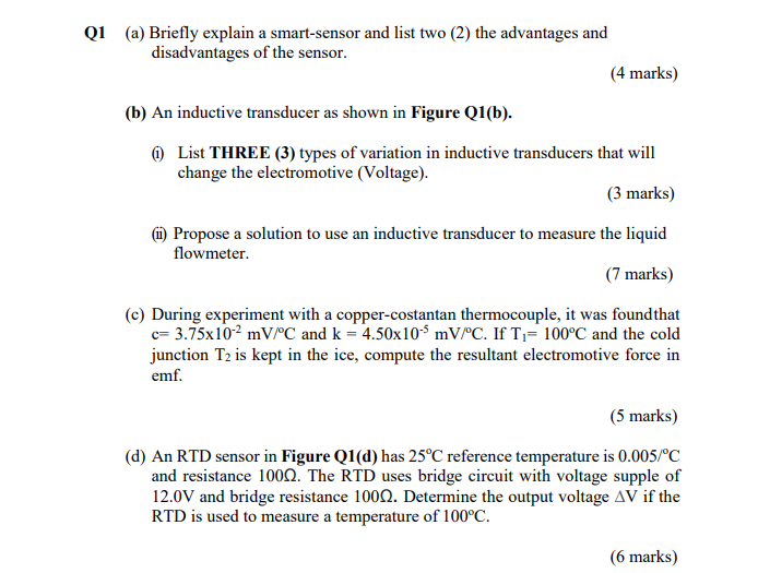 Solved N Flow Figure Q1(b) 4-Wire RTD Bridge Circuit 3 문 RTD | Chegg.com