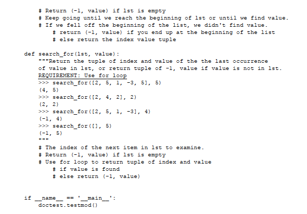Solved 17. Complete the following two functions (10 points) | Chegg.com